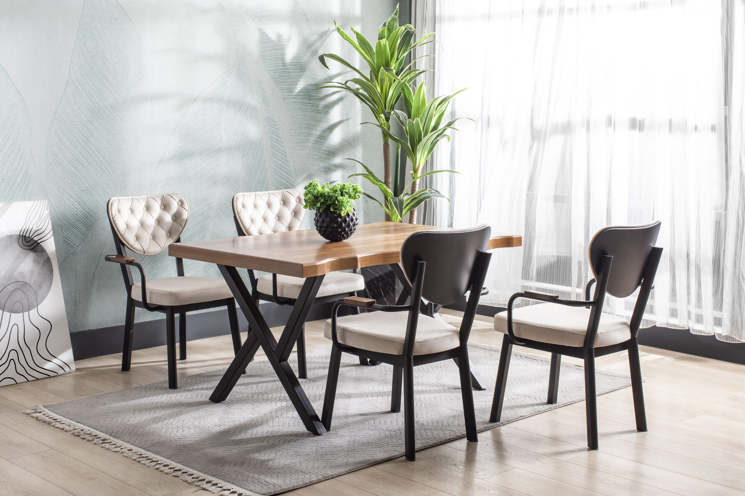 EYFEL MASA TAKIMI - Okra Mobilya